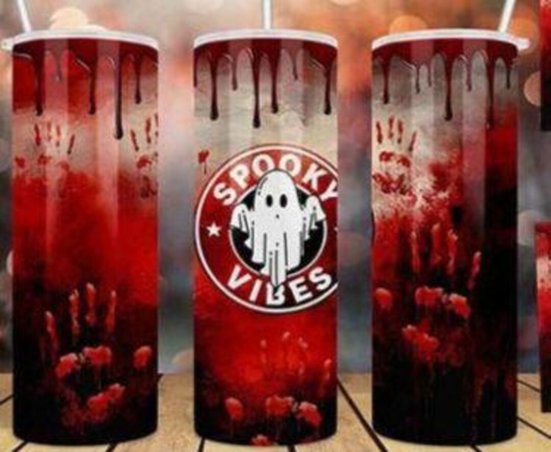 Handmade Bloody Spooky Vibes Lava Lamp 20 Oz Tumbler - Etsy