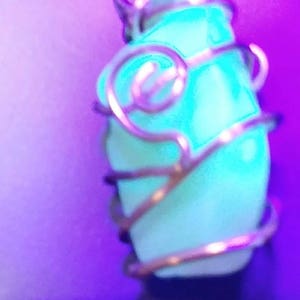 Rose Uranium Swirl of Delight Pendant - Etsy