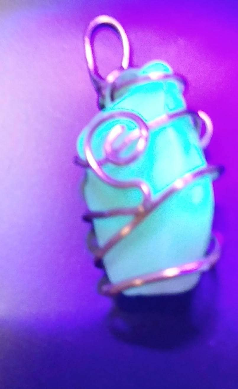 Rose Uranium Swirl of Delight Pendant - Etsy