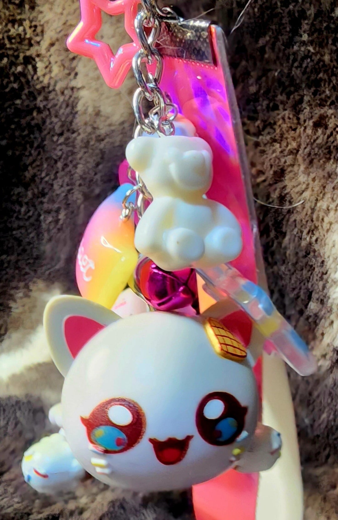 Handmade Aphmau Ice Cream Sunade Keychain With Wristlet - Etsy