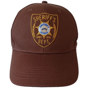 Sheriff's Dept. Hat Rick Grimes Baseball Cap Sheriff Department Shane ...