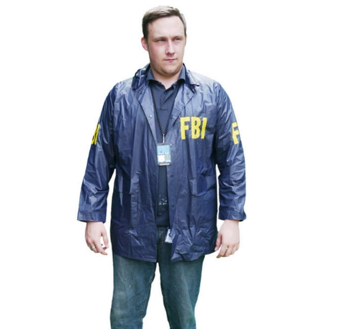 Burt Macklin FBI Windbreaker Jacket Costume Andy Dwyer Bert Maclin ...