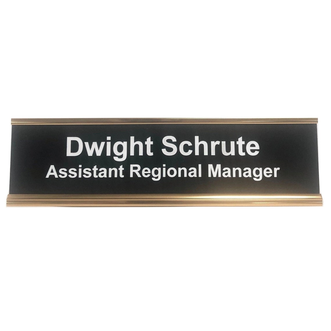Dwight Schrute Assistant Regional Manager Name Plate the - Etsy