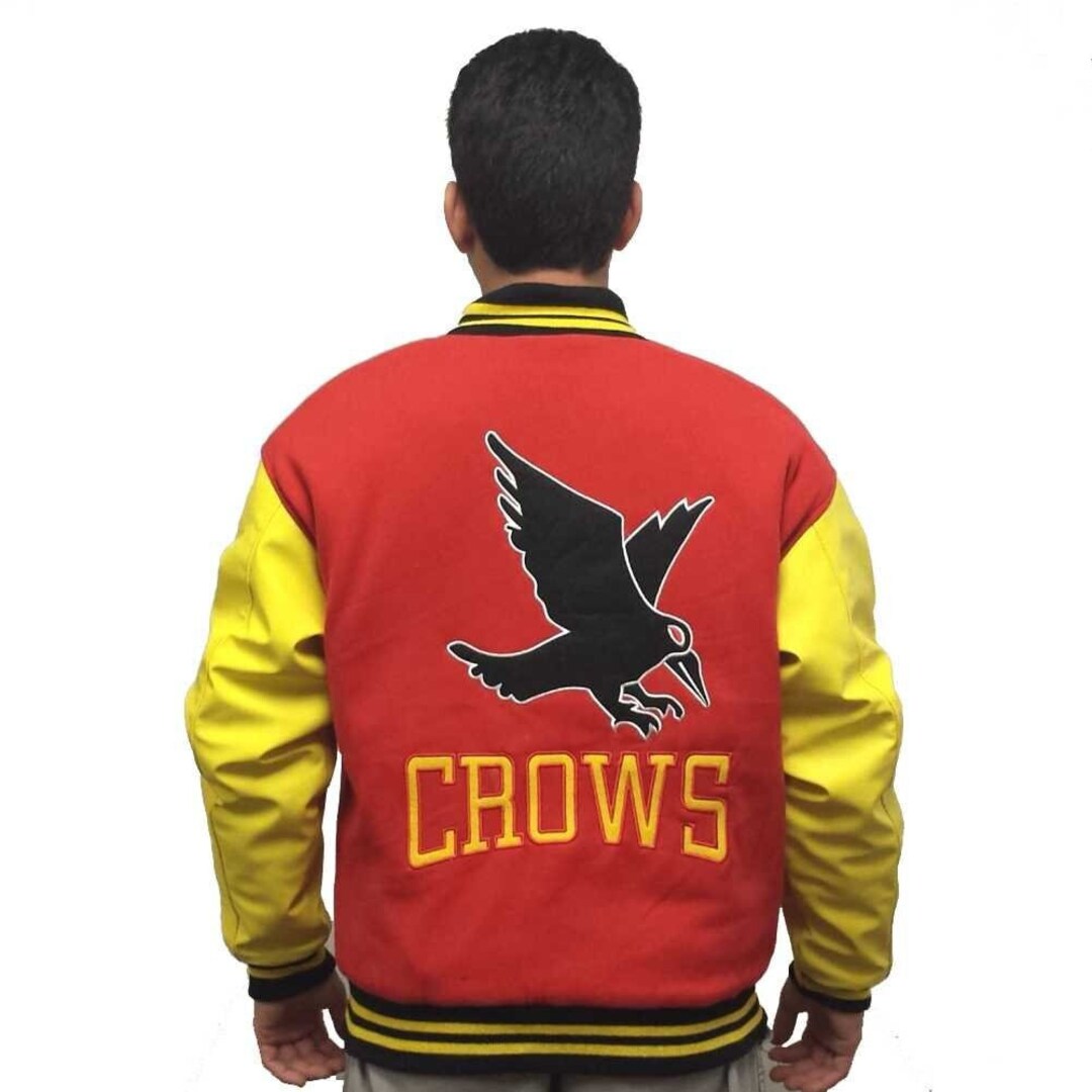 Crows Football Team Varsity Jacket - Etsy