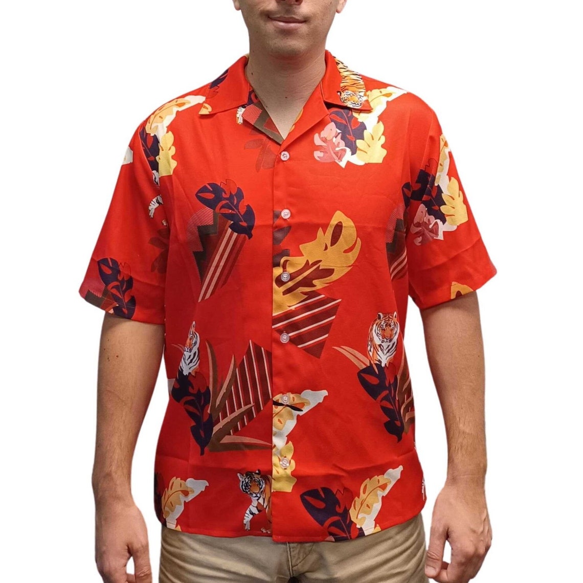 Tony Montana Hawaiian Shirt Scarface Costume Button Down up - Etsy