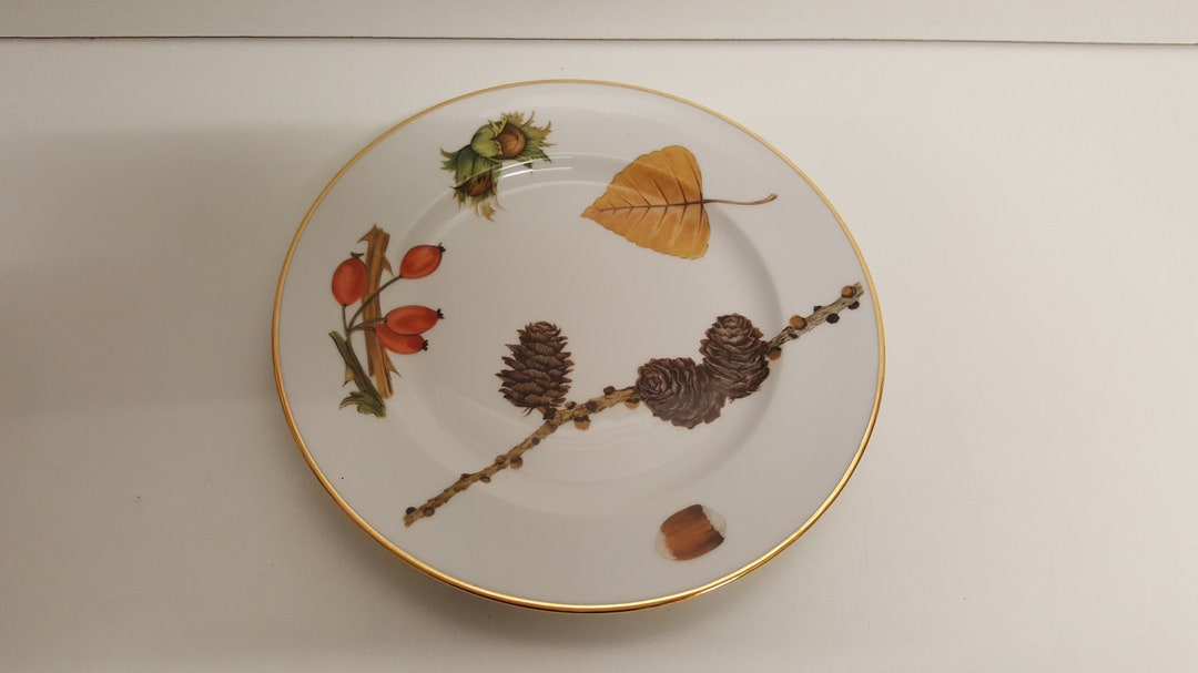 Vintage Royal Worcester Wild Harvest Plate 8 Inches - Etsy