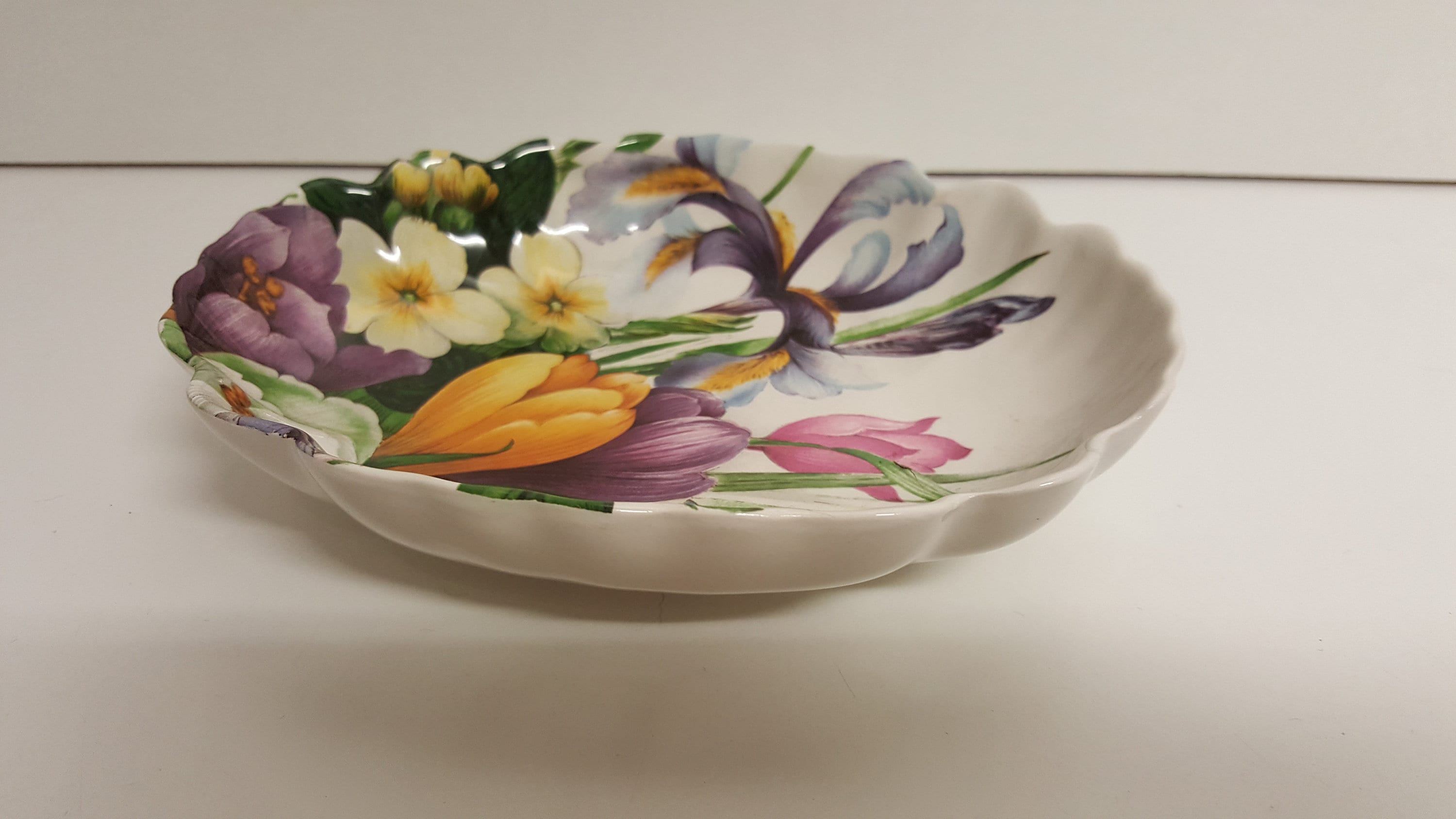 Vintage James Kent Floral Decorated Dish Beautiful Display | Etsy