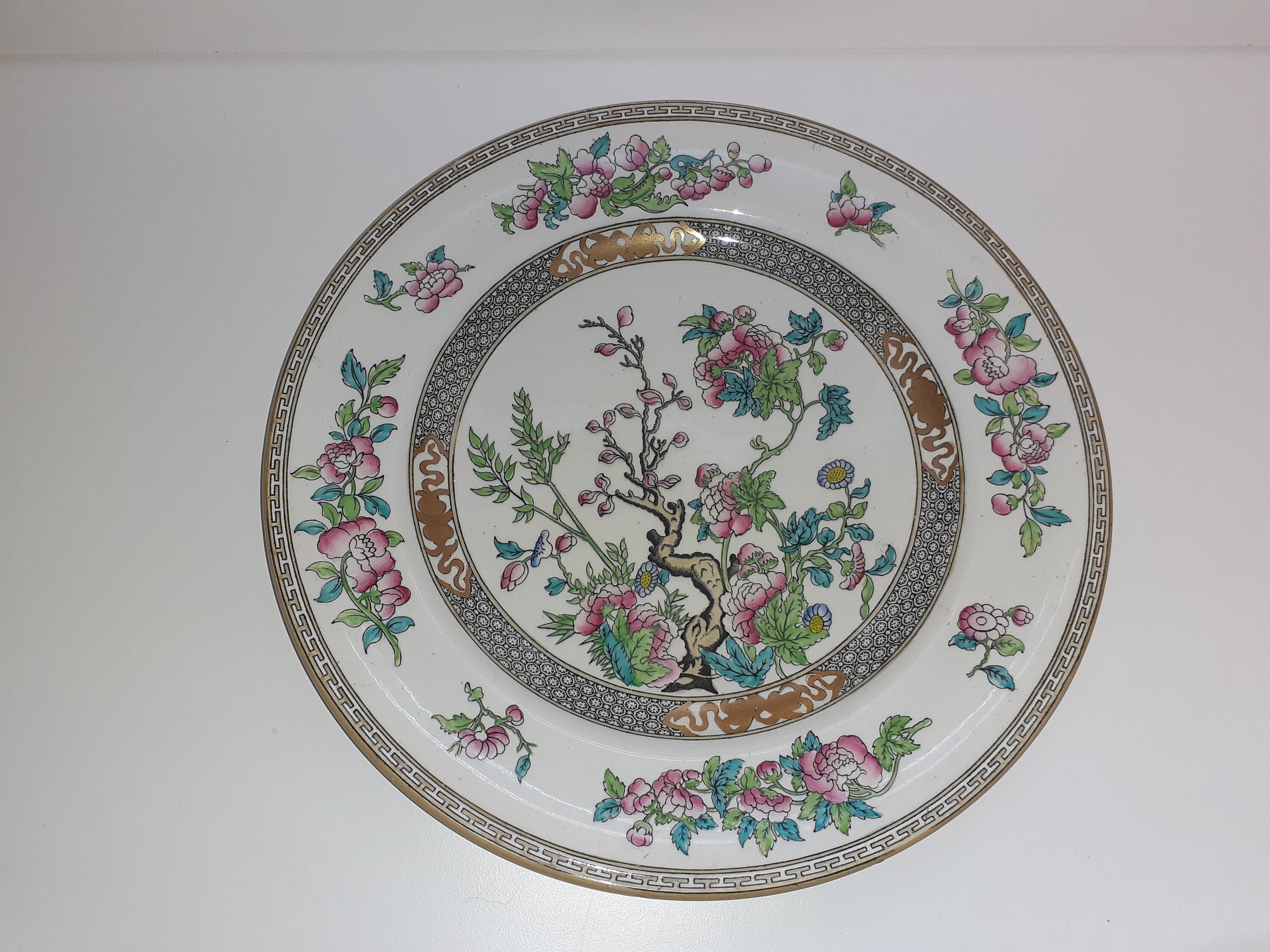 Antique Minton's China Indian Tree Dinner Plate 10 1/4 - Etsy