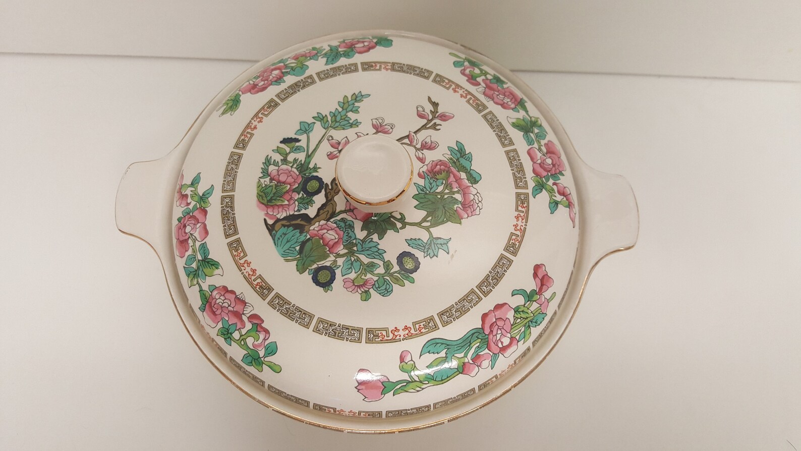 Vintage Lord Nelson China Indian Tree Pattern Lidded Serving Dish 8 1/4 ...