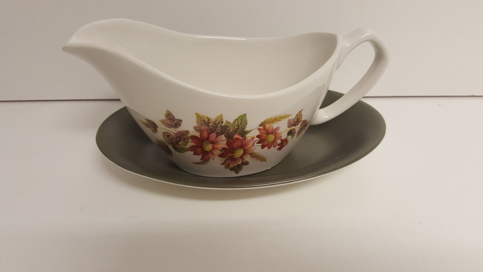 Vintage Myott China Ambleside Pattern Gravy Boat and Saucer - Etsy