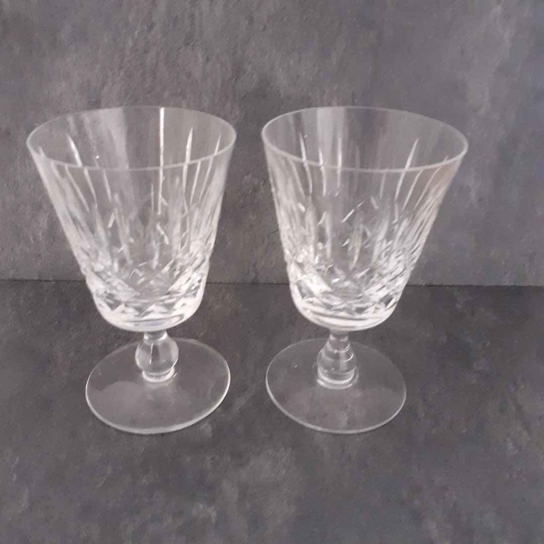 Edinburgh Crystal Appin Pattern Set of 2 Port Sherry Glasses 4 1/2 ...