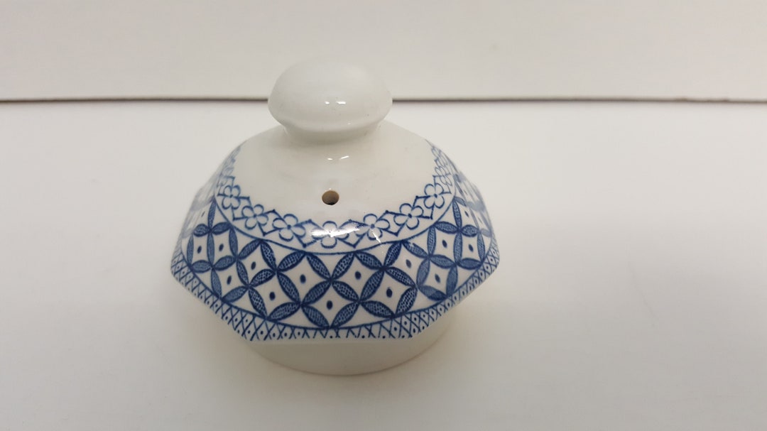 Vintage Blue White JG Meakin Willow Pattern Teapot Lid only - Etsy