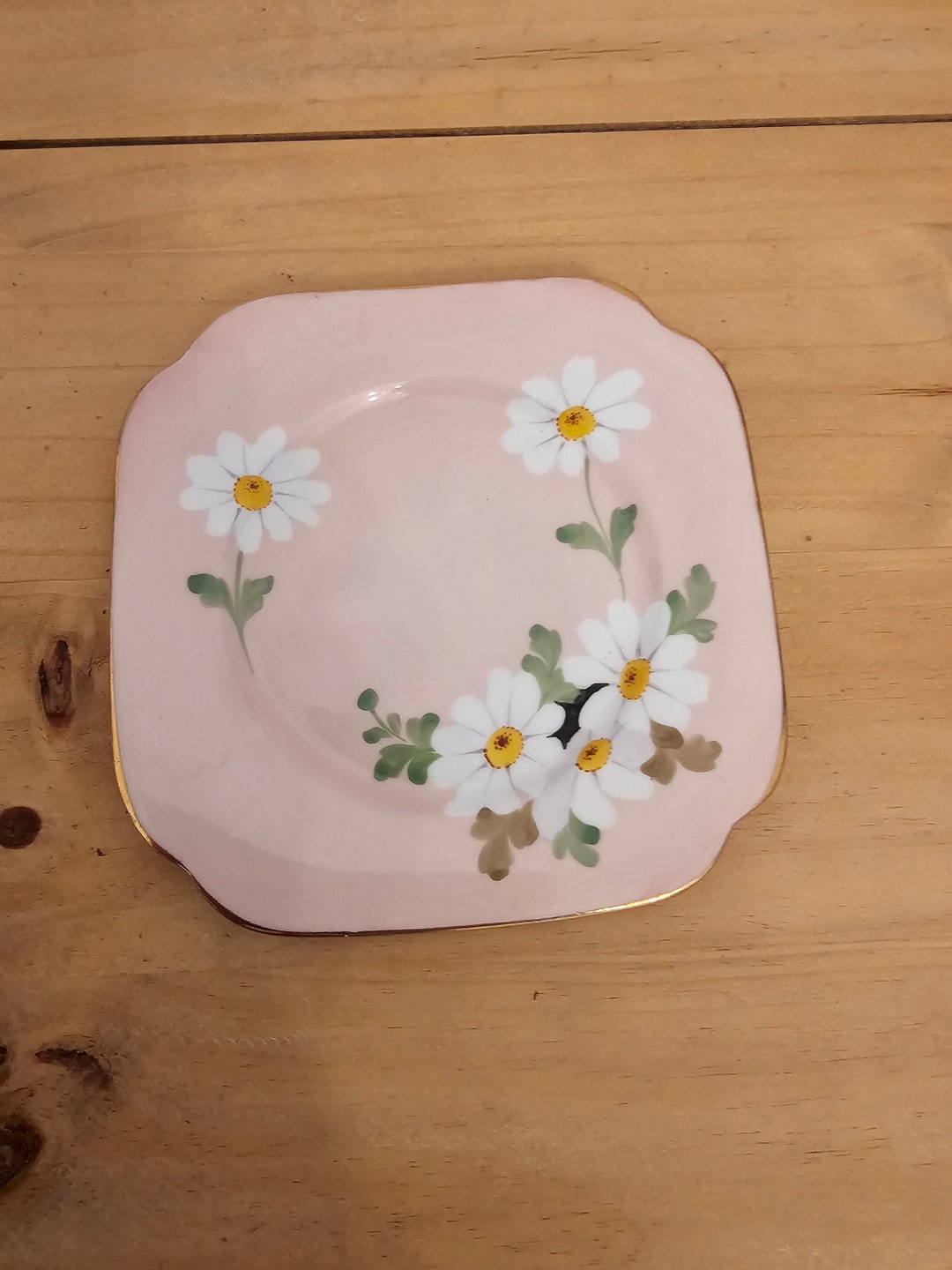 Vintage Roslyn China Pattern 6198 Pink Daisy Tea Plate 6 Inches - Etsy
