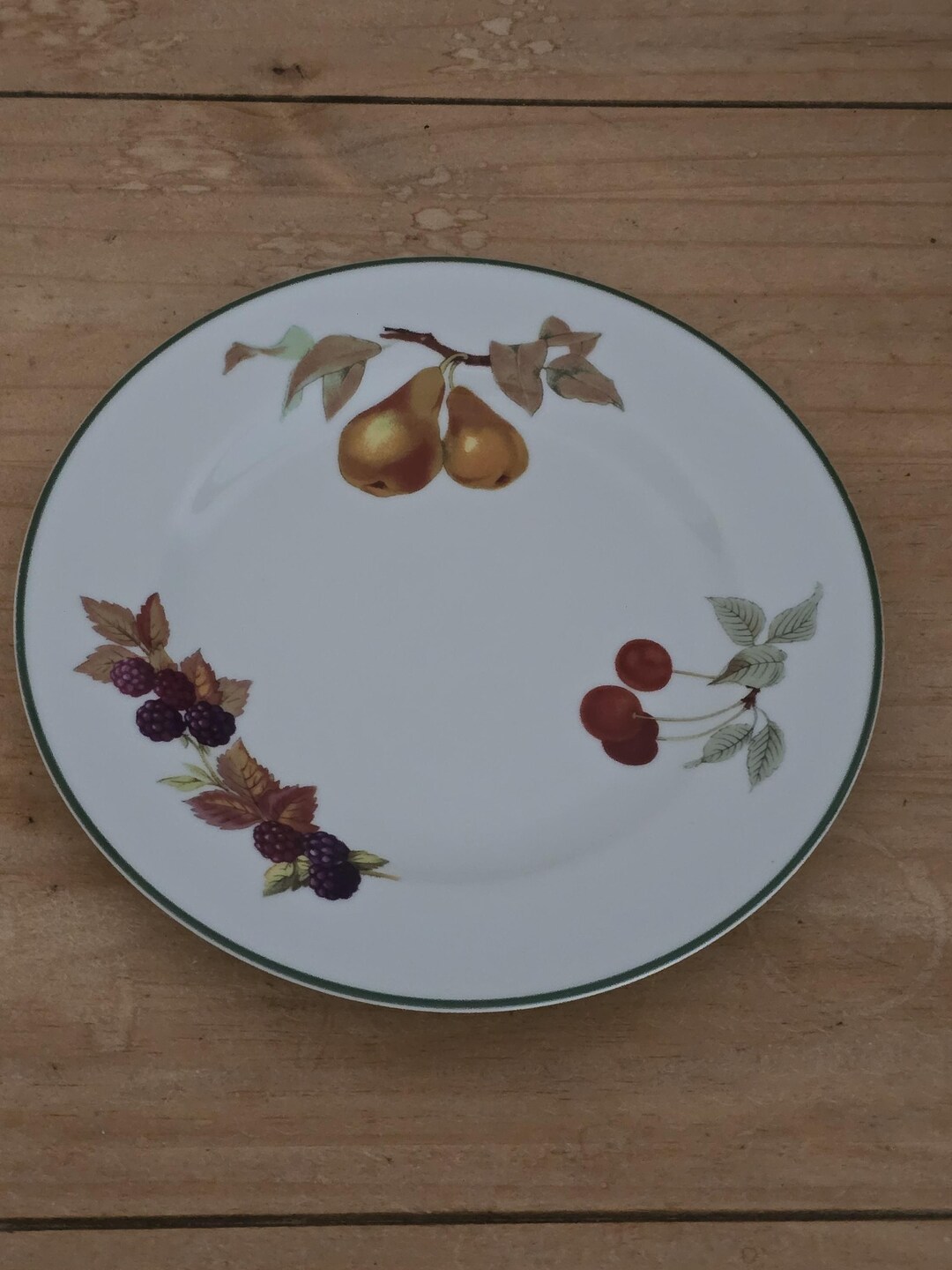 Vintage Royal Worcester Evesham Vale Plate 8 1/8 Inches - Etsy