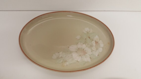 Vintage Denby Daybreak Pattern Stoneware Steak / Serving Plate - Etsy