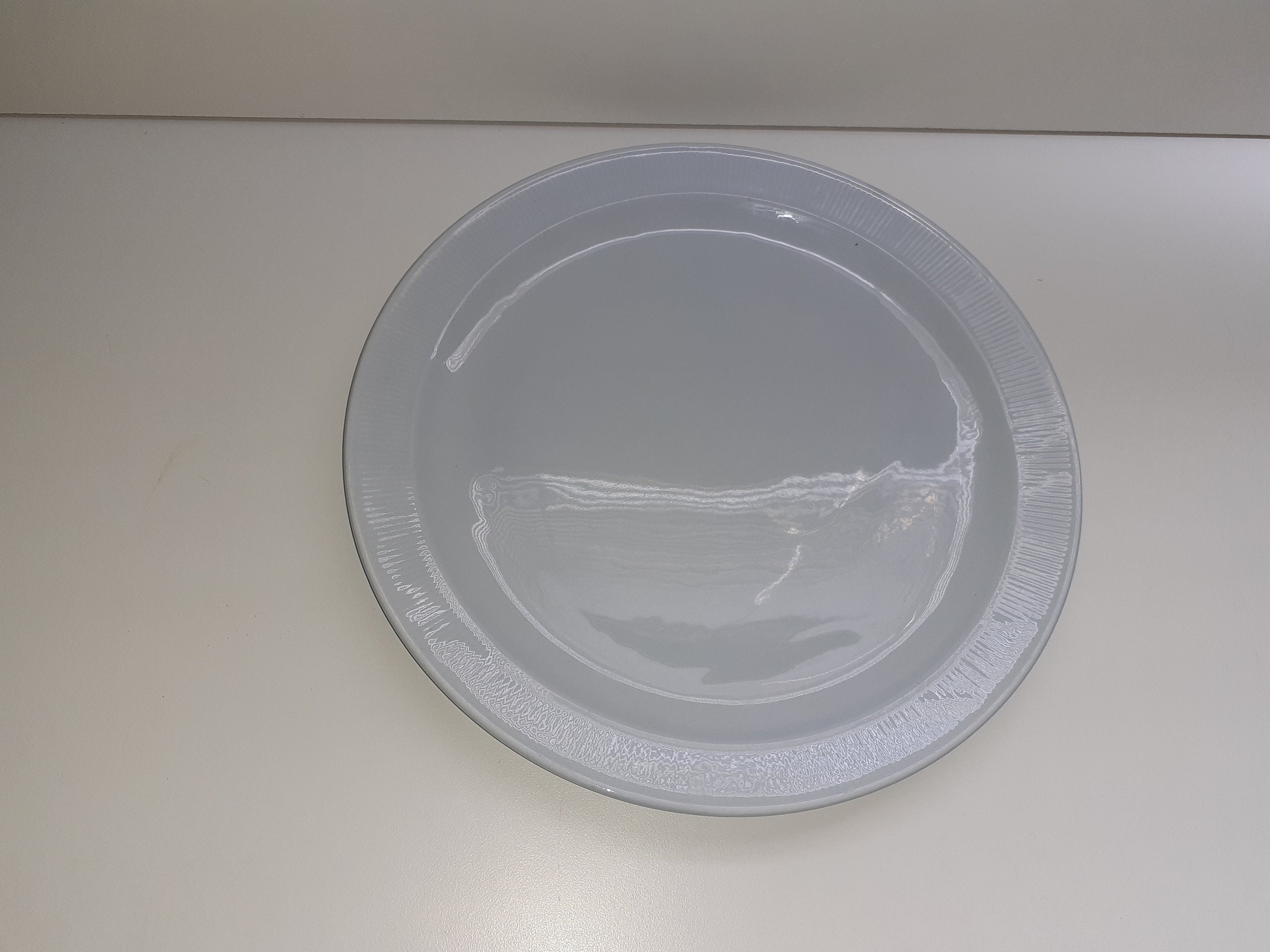 Barratts China England Alpine Blue Dinner Plate Mid Century - Etsy