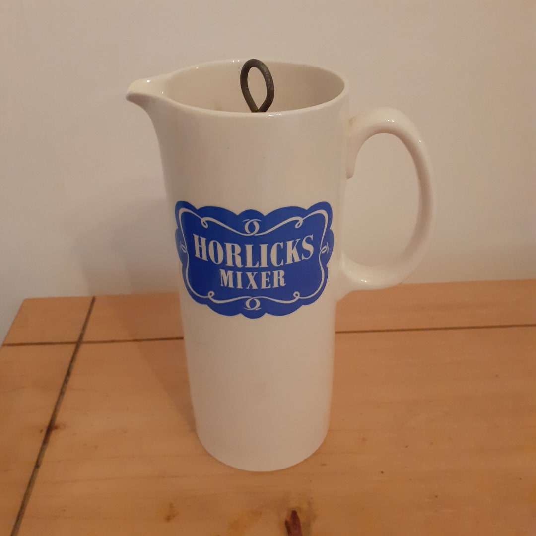 Vintage Alfred Meakin Horlicks Mixer With Plunger 7 3/4 Inches Great ...