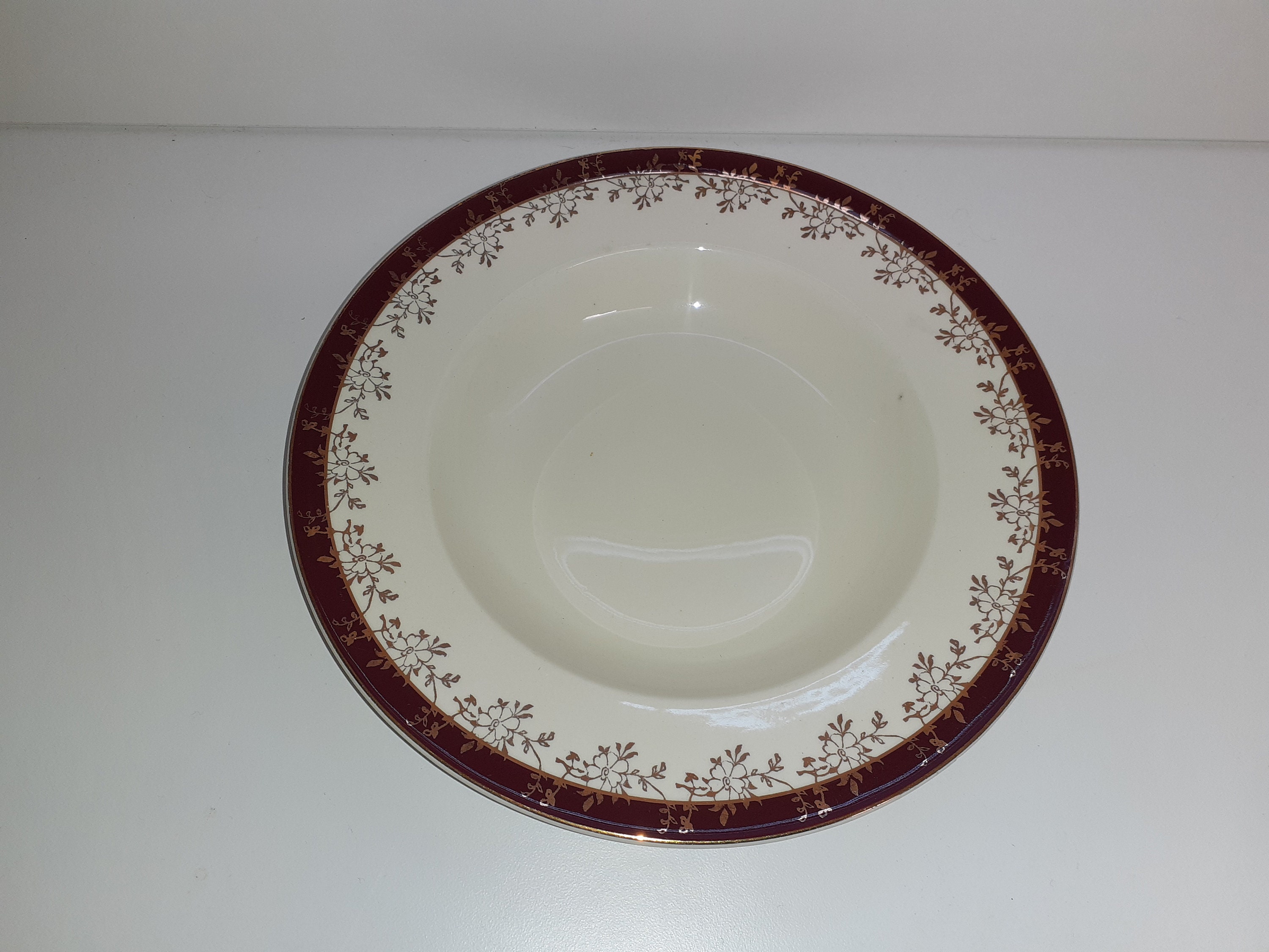 Vintage H & K Tunstall China 3838 Pattern Set of 5 Rimmed Pudding ...