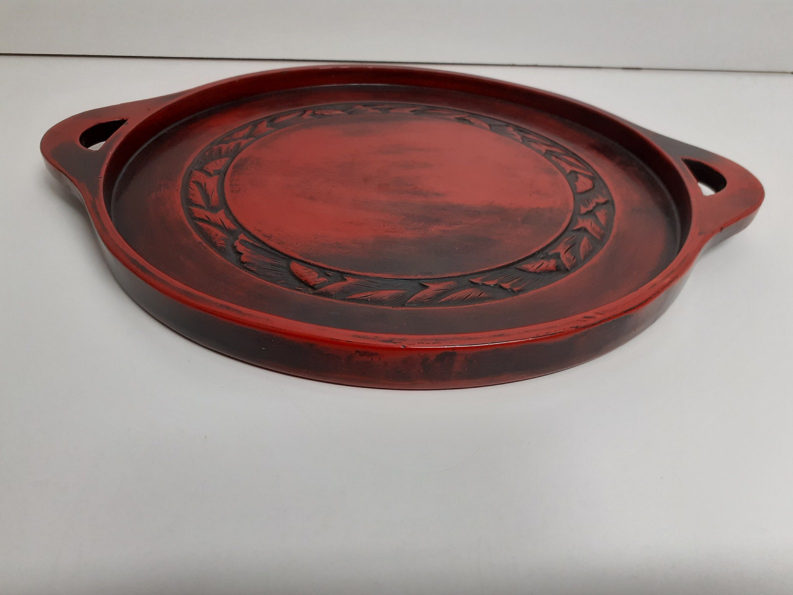 Vintage Retro Japanese Lacquered Red Black Tray Circa 1970s 13 - Etsy