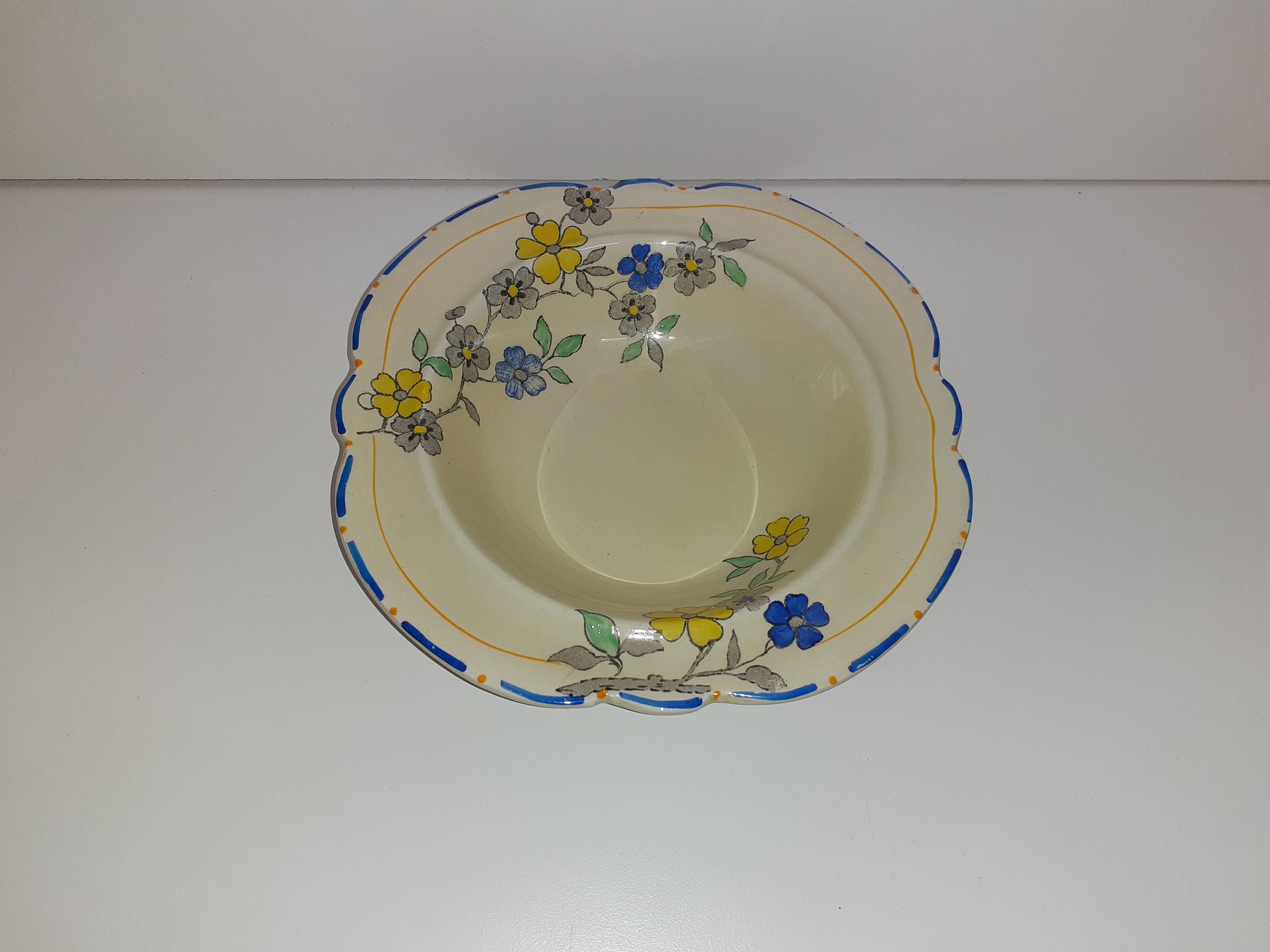 Vintage Ridgways Pottery Rosamund 9535 Pattern Set of 5 Rimmed - Etsy