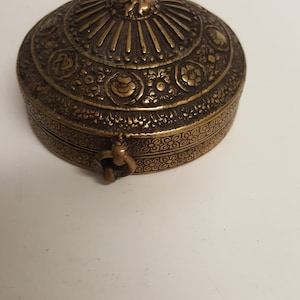 Antique Brass Omani Turkish Indian Henna Pot 19th Century Copper Lovely ...