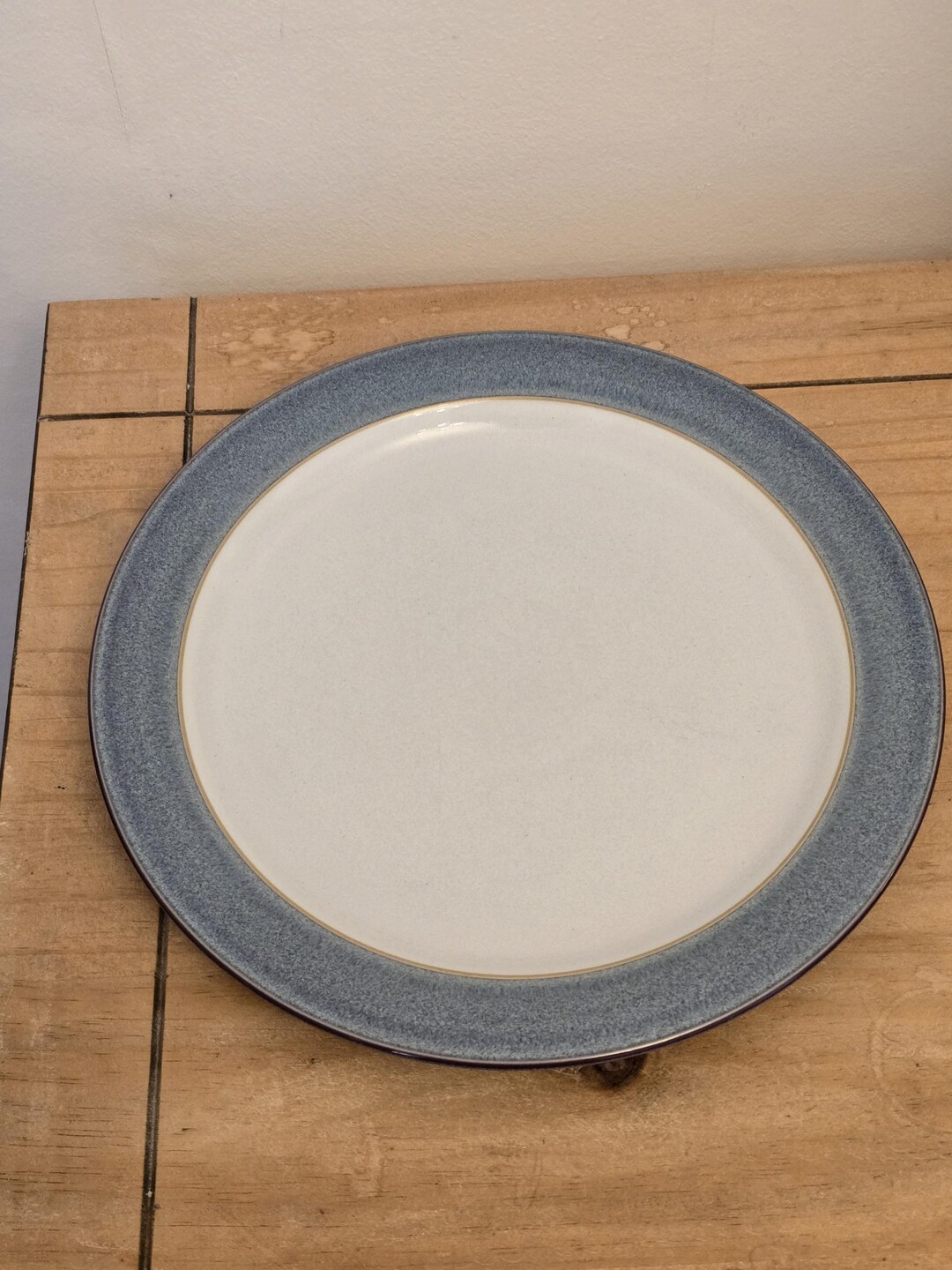 Vintage Denby Storm Grey Pattern Stoneware Dinner Plate 10 1/2 Inches ...