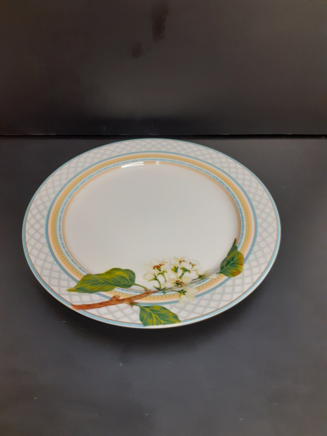 Vintage Marks Spencer Fruit Orchard Pattern Plate 8 5/8 Inches Super ...