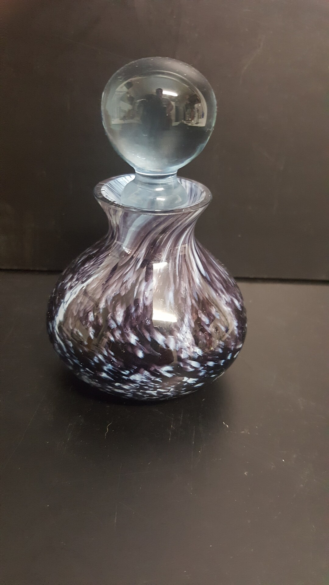 Vintage Caithness Blue Glass Scottish Perfume Bottle 4 Inches - Etsy