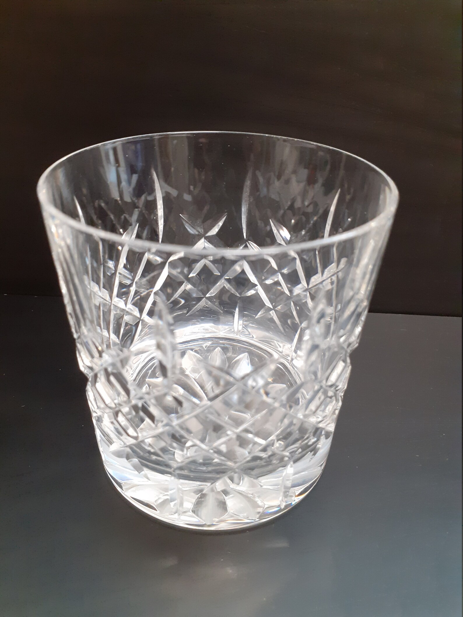 Edinburgh Crystal Brodick Pattern Small Old Fashioned / Whiskey Glass 3 ...
