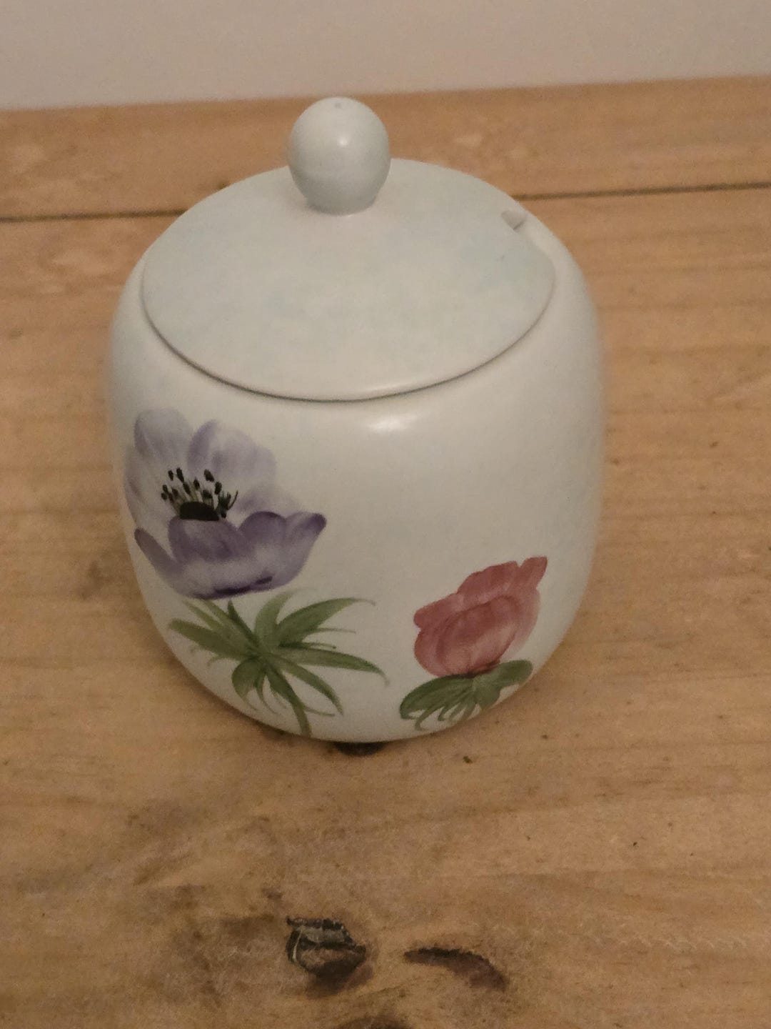 Vintage Radford China Poppy Pattern Hand Painted Lidded Conserve Jar - Etsy