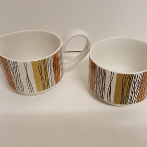 Vintage 1960s Midwinter Sienna Pattern Coffee Set Coffee Pot Sugar Bowl ...