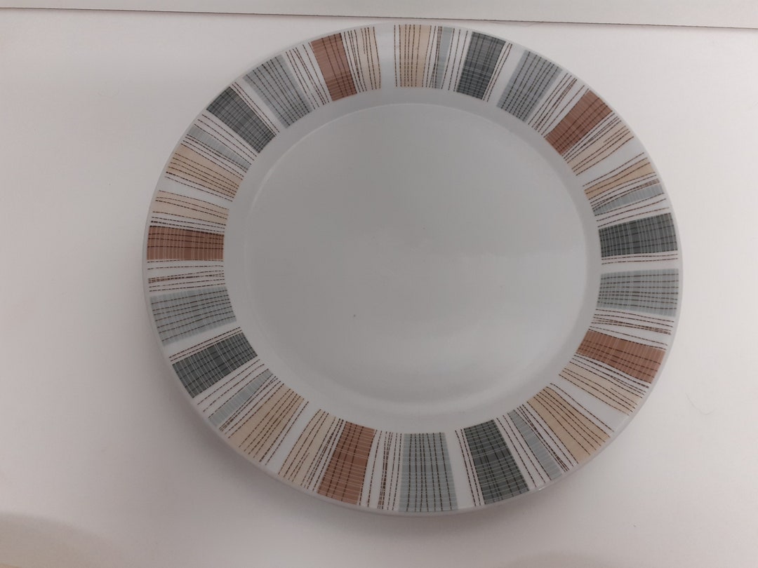 Vintage Churchill Coastline Pattern Dinner Plate 10 3/4 Inches - Etsy