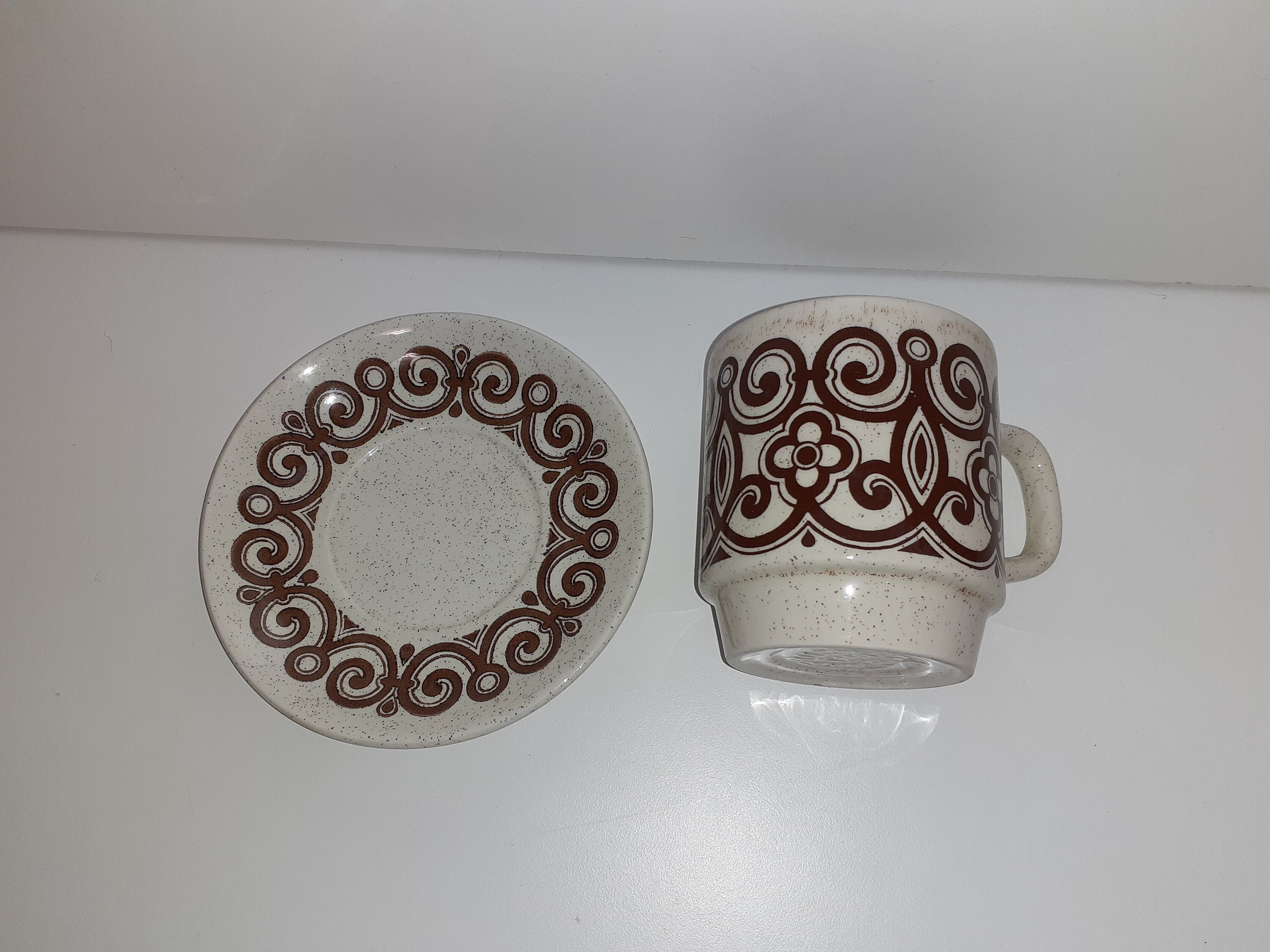 Bilton's Ironstone Tableware Celtic Rose Brown Scrolls and | Etsy