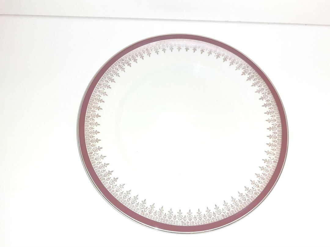 Myott Royalty Red Dinner Plate 10 Inches Mid Century Modern China - Etsy UK