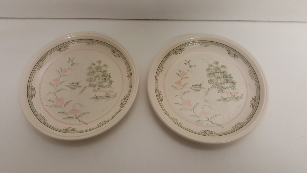 Vintage Biltons Stoneware Almond Blossom Pattern Set of 2 Tea Plates 6 ...