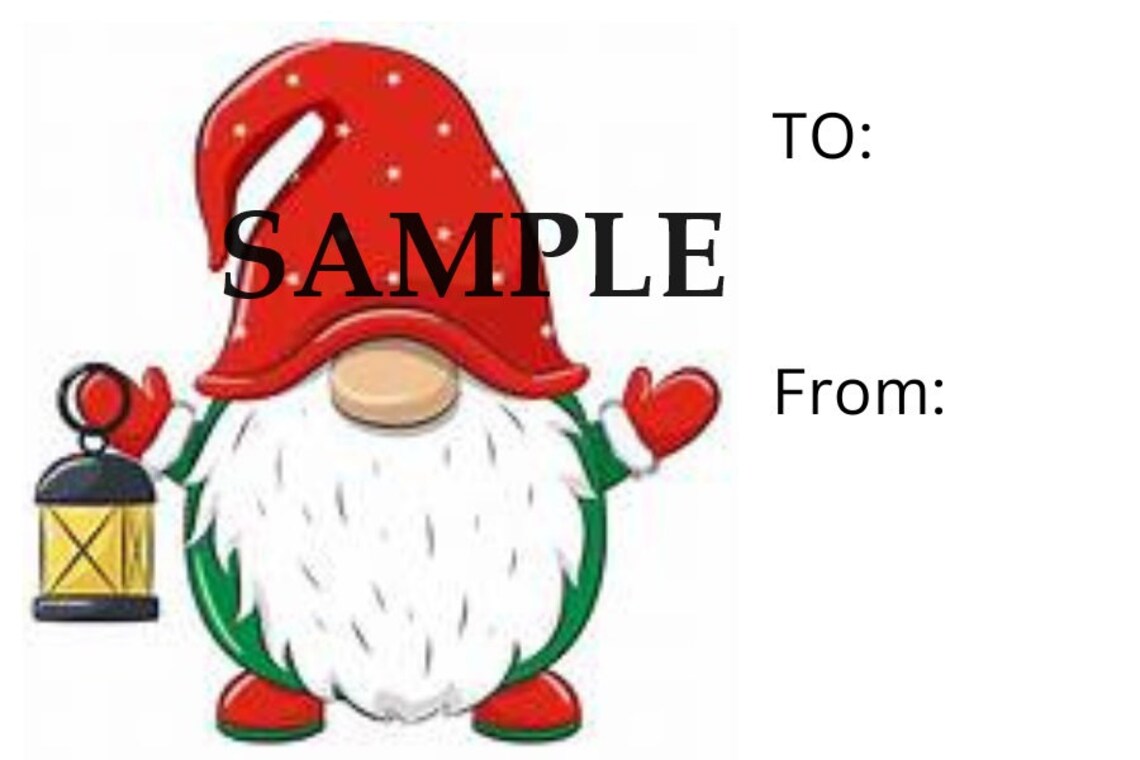 Printable Christmas Name Tags Holiday Name Tags Christmas Name Cards ...