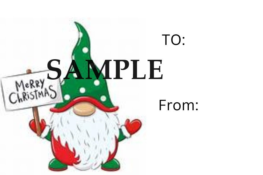 Printable Christmas Name Tags Holiday Name Tags Christmas Name Cards ...