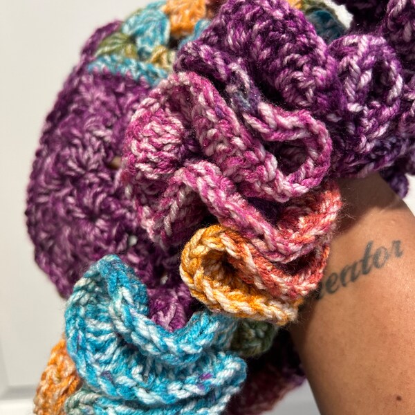 Crochet Ruffle Hat - Etsy