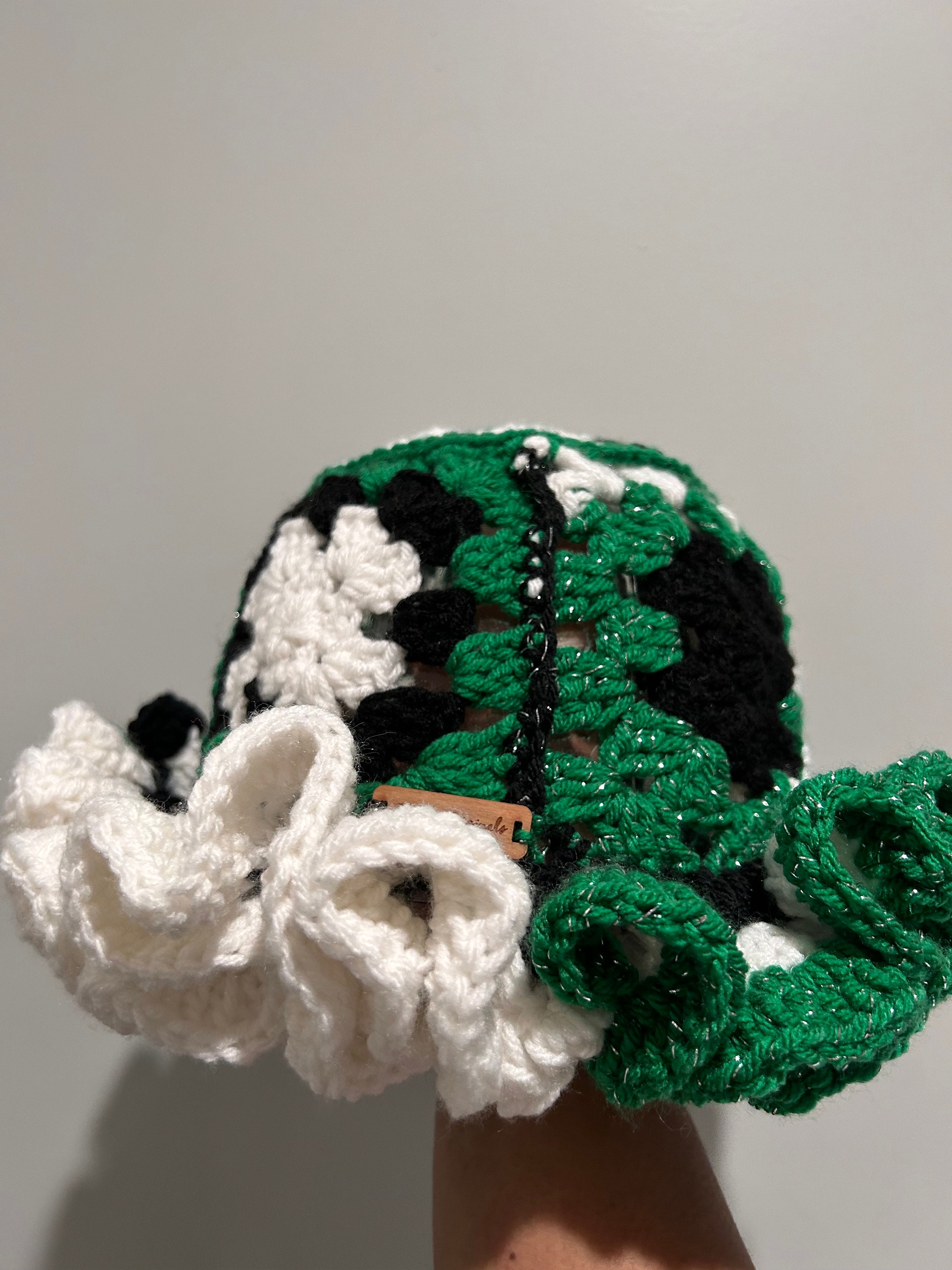 Crochet Ruffle Hat Ruffle Bae Club Celtics Playoff Finals Bucket Hat ...