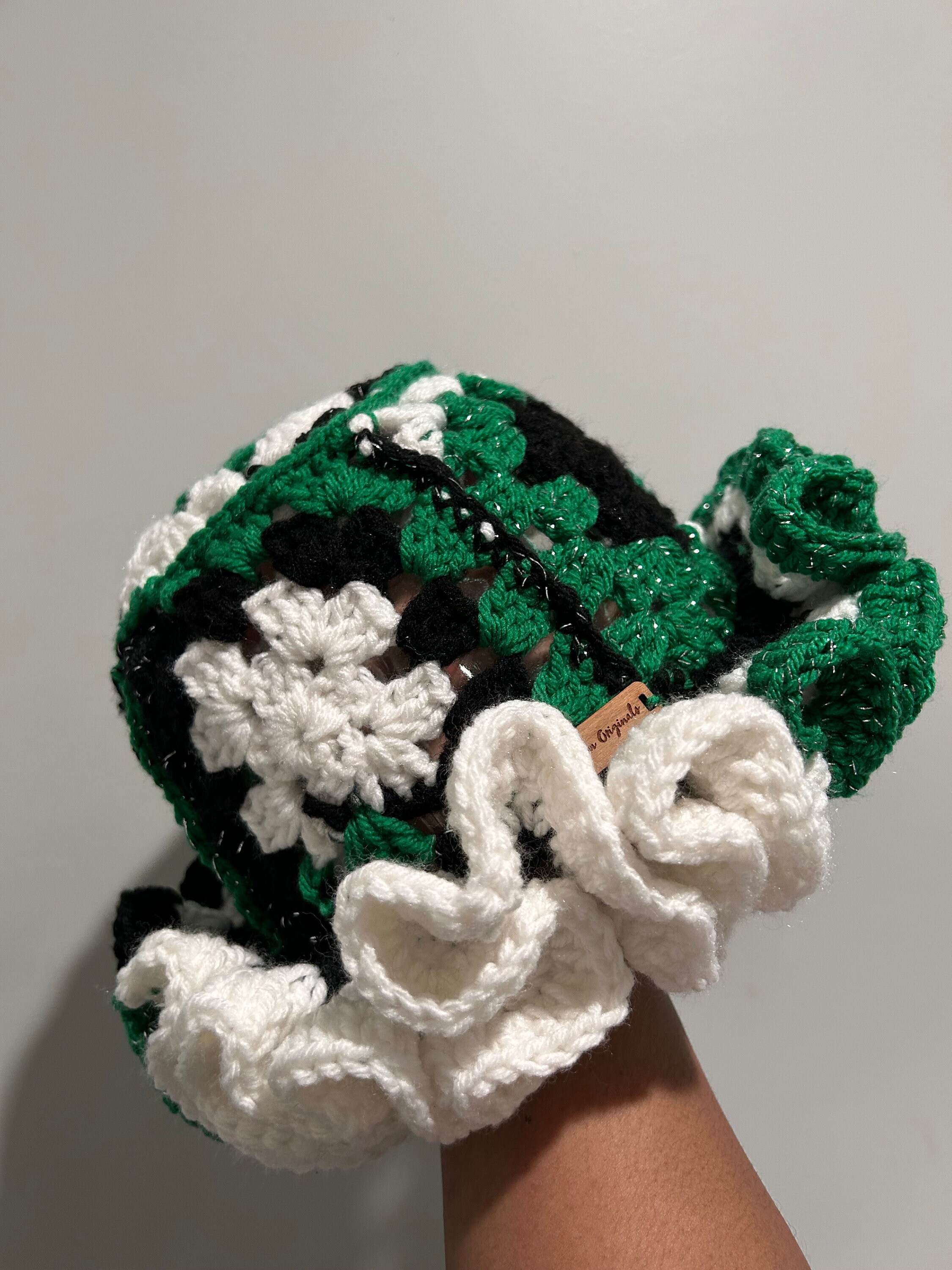 Crochet Ruffle Hat Ruffle Bae Club Celtics Playoff Finals Bucket Hat ...