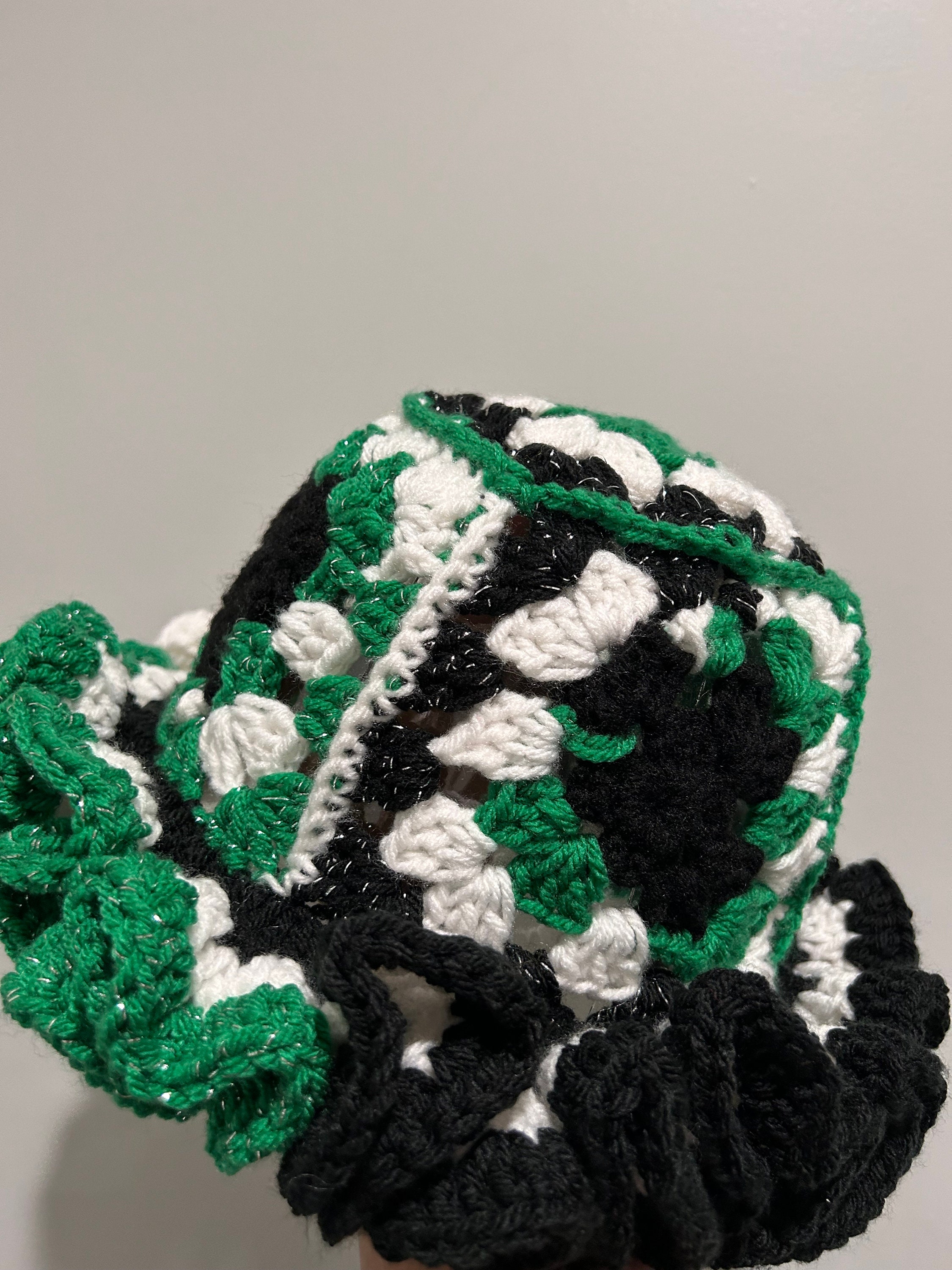 Crochet Ruffle Hat Ruffle Bae Club Celtics Playoff Finals Bucket Hat ...