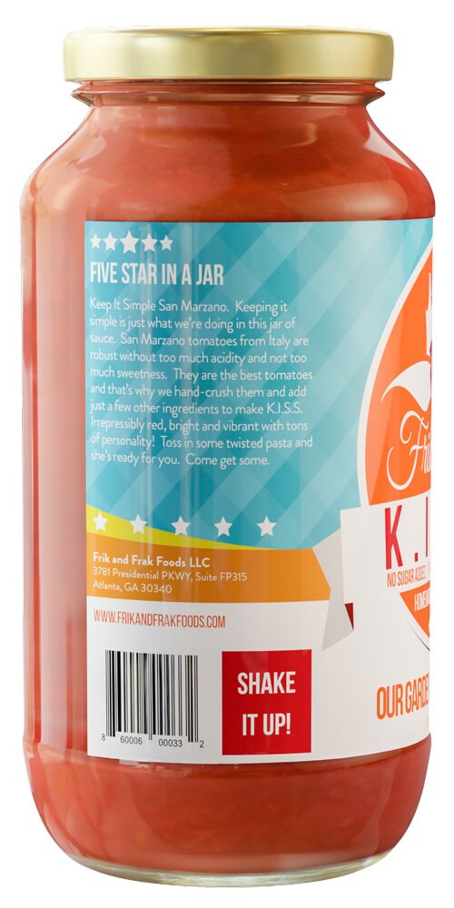 Frik and Frak Artisanal Sauces - K.I.S.S. Sauce - Etsy