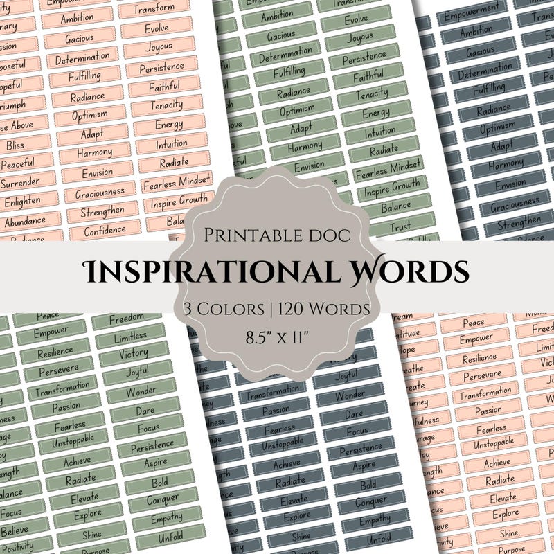 Decorative Words - Etsy