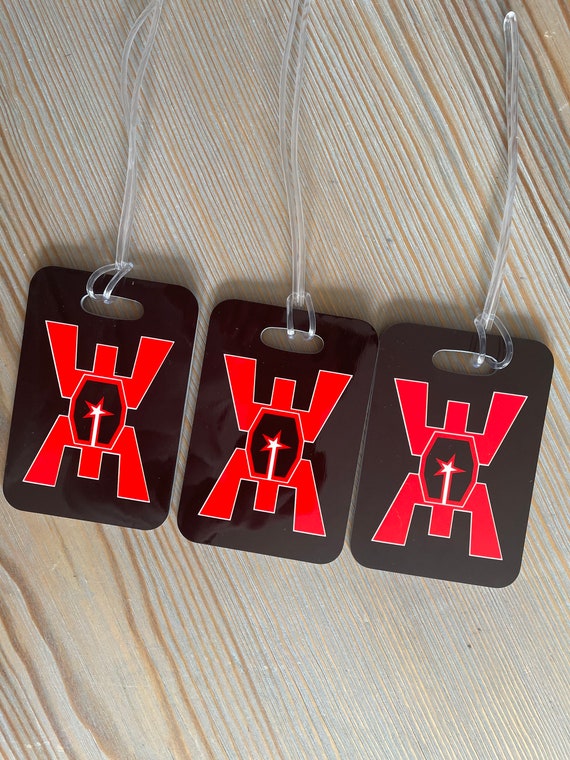 Custom Monogram Personalized Sports Logo Luggage Tag Bag Tag - Etsy