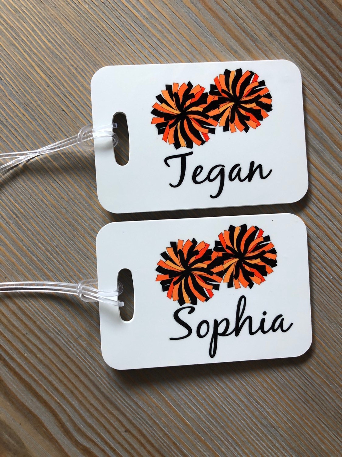 Custom Monogram Personalized Sports Logo Luggage Tag Bag Tag Name Tags ...