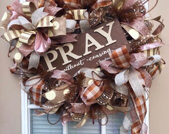 Christian wreath | Etsy