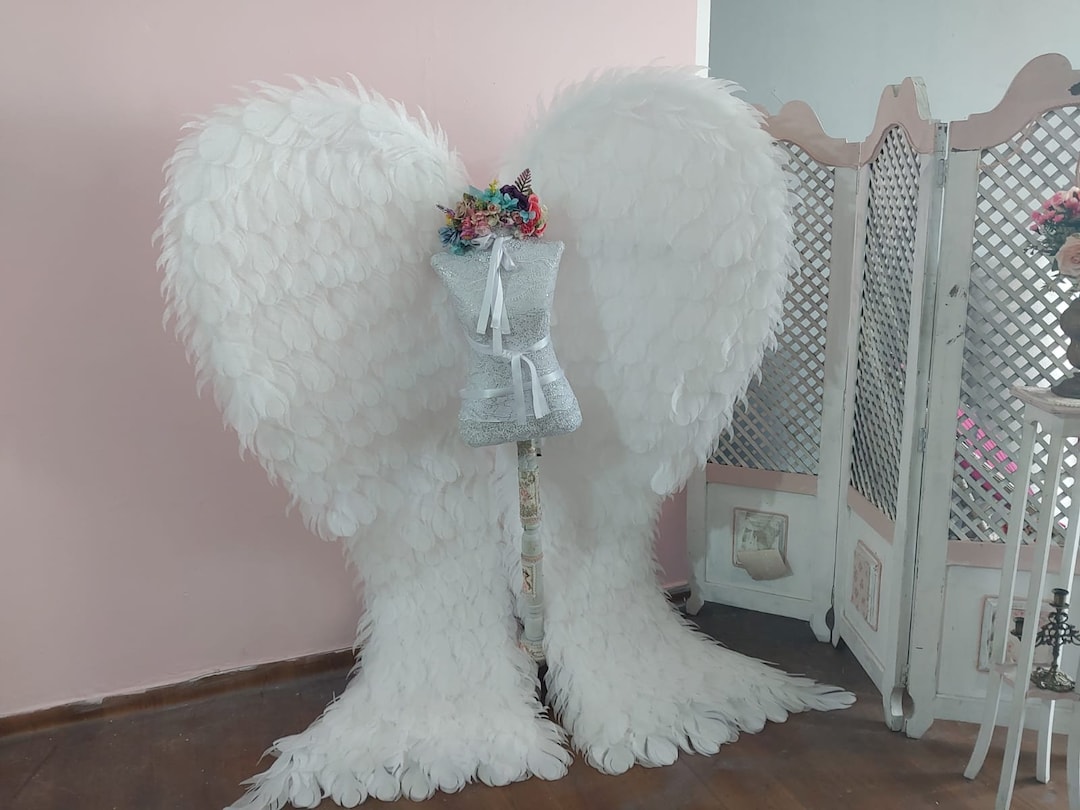 Made to Order Foam White Marlon Angel Wings Photo Props / Maternity ...