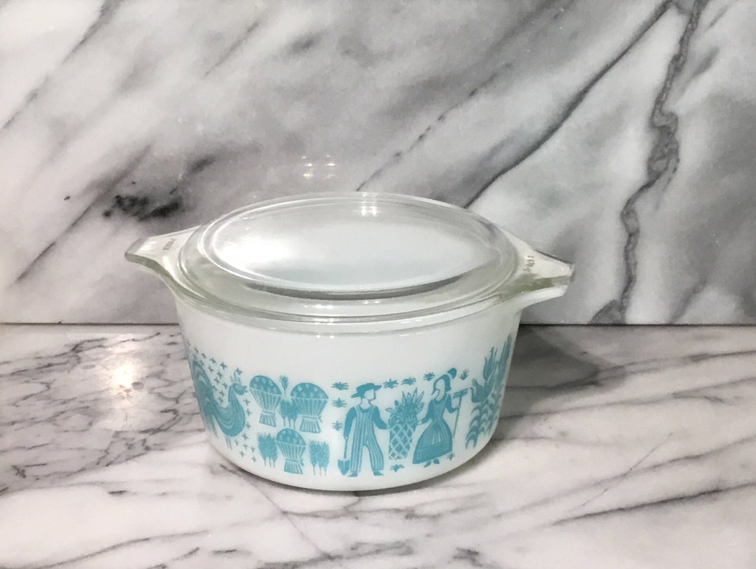 Pyrex Amish Butterprint Casserole 473 W/lid - Etsy