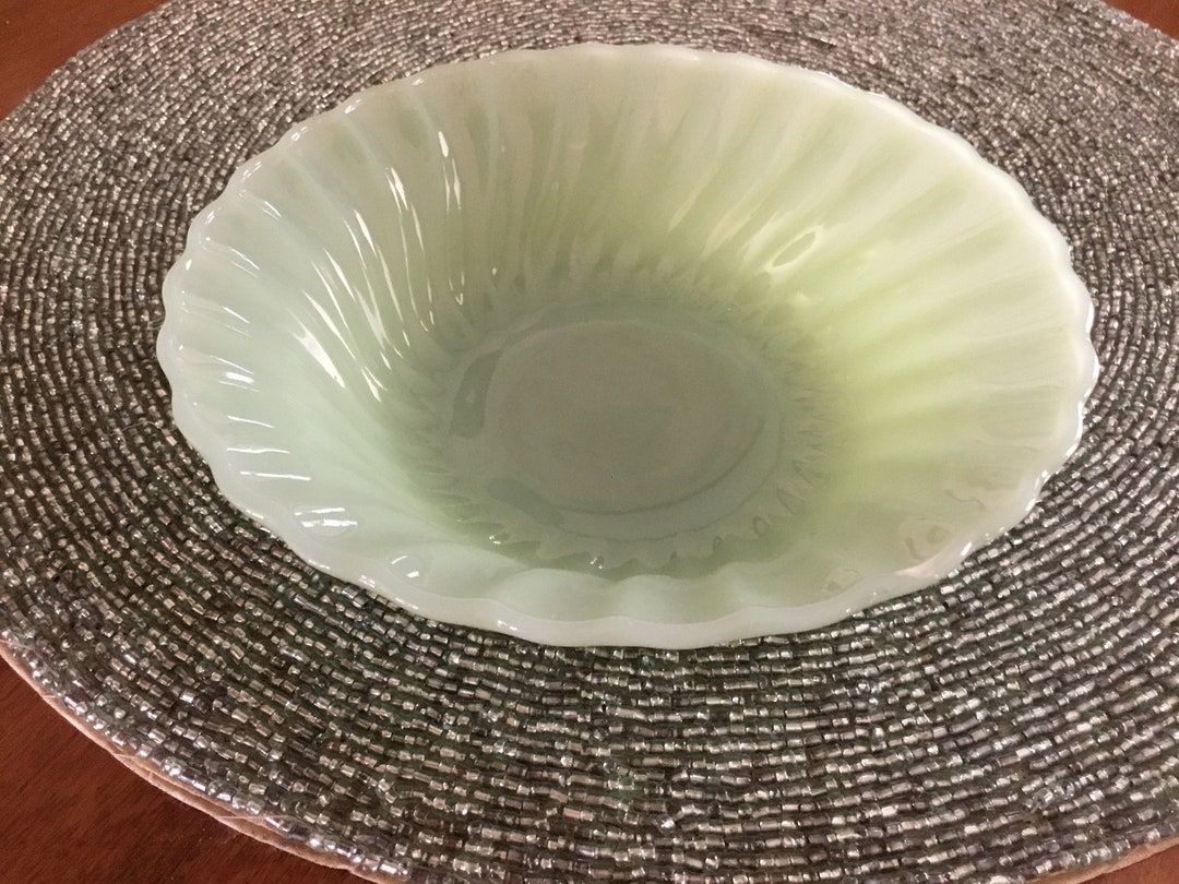 Fire King Swirl Shell Cereal Bowl - Etsy