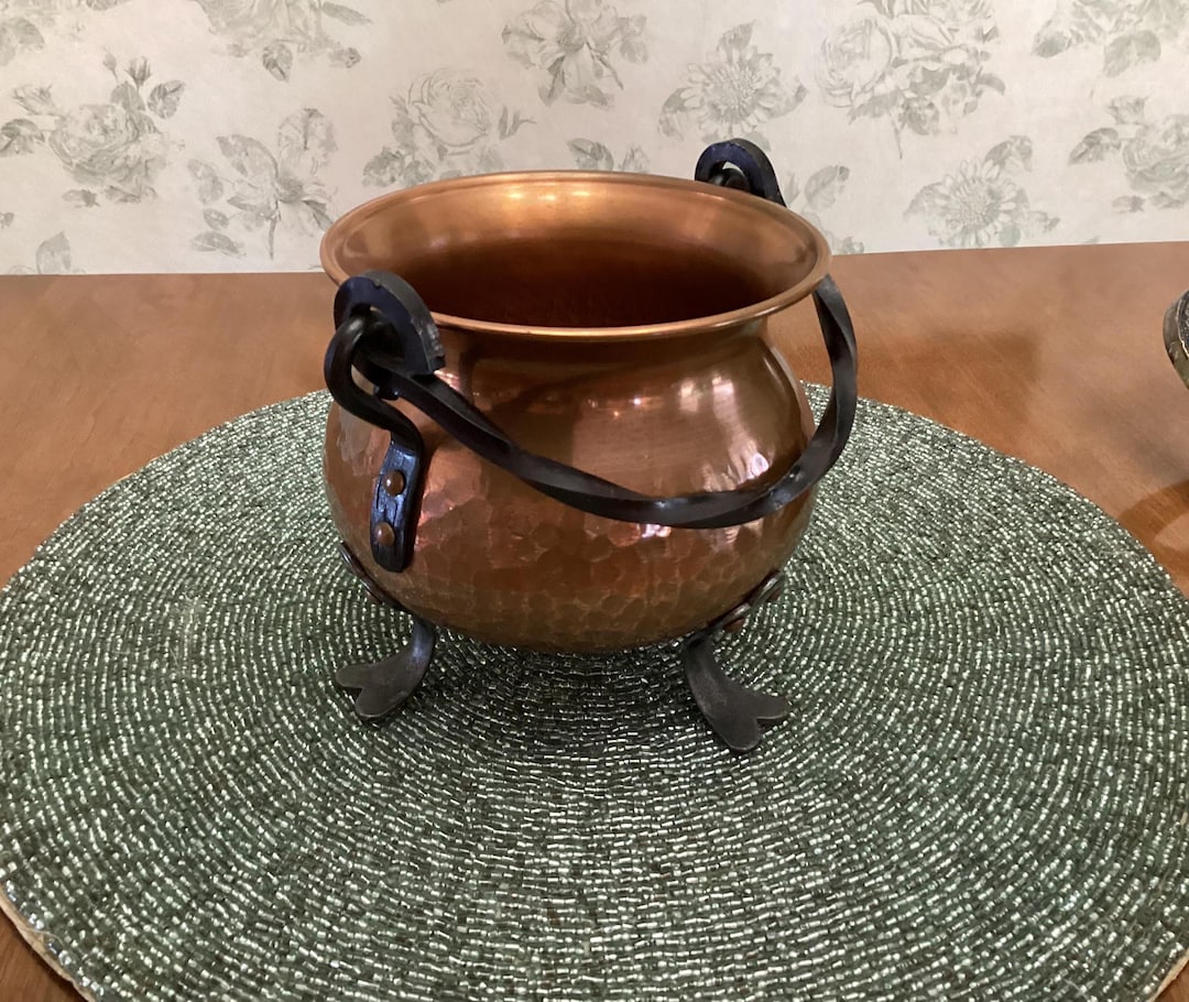 Vintage Solid Copper Cauldron Made in Germany - Etsy